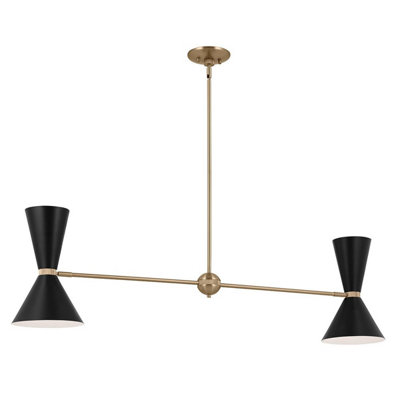 Elstead Kichler Phix Bar Pendant Ceiling Light Contemporary Champagne ...