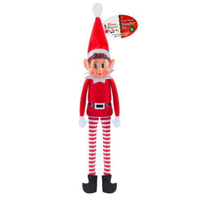 Elves Behavin' Badly - Christmas Naughty Elf Elfie Red 30cm 12 Inch