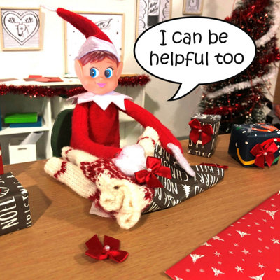 Elves Behavin Badly Christmas Naughty Elf Elvie Red 30cm 12 Inch