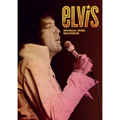 Elvis Presley 2025 A3 Wall Calendar Multicoloured (42cm x 30cm) | DIY ...