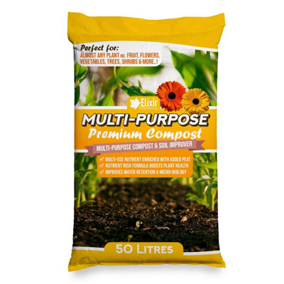 Elxir Gardens Nutrient Rich Premium Multi-Purpose All Purpose Compost ...