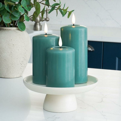 Ember™ Battery Signature Sage Green Candle, Trio