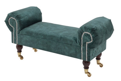 Emerald Green Coniston Stool Lounge Chaise