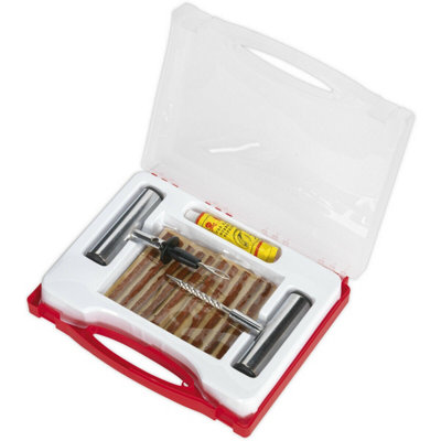 Emergency Tubeless Tyre Puncture Repair Kit for Cars and Vans