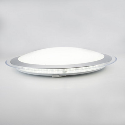 Emerson Round 20W Ceiling Flush Light Integrated LED IP20 Opal Acrylic ...