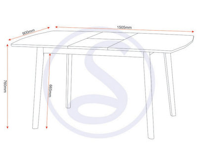 Emery Extending Dining Table Solid Pine