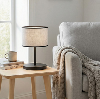 Emibig ECO Table Lamp 1 x E27 Grey / Black