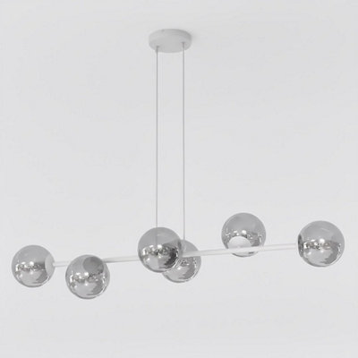 Emibig MAGNUS Pendant Lamp 6 x E14 Grey / Graphite