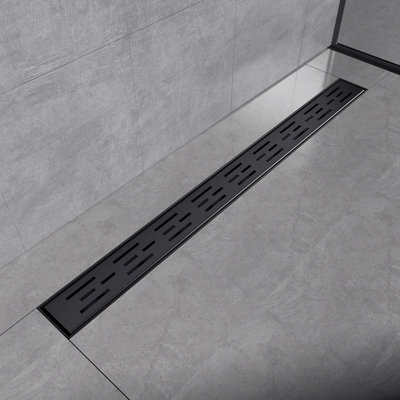 EMKE Linear Shower Drain 800mm, 304 Stainless Steel Floor Drain ...