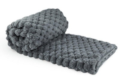 Emma Barclay Lush Luxurious Faux Rabbit Fur Throw For Sofa Blanket ...