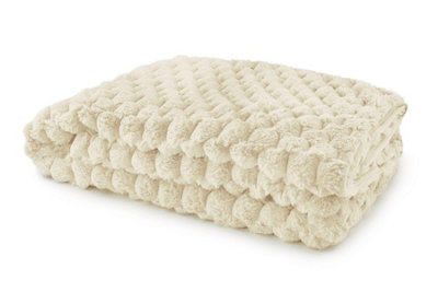 Emma Barclay Lush Luxurious Faux Rabbit Fur Throw For Sofa Blanket ...