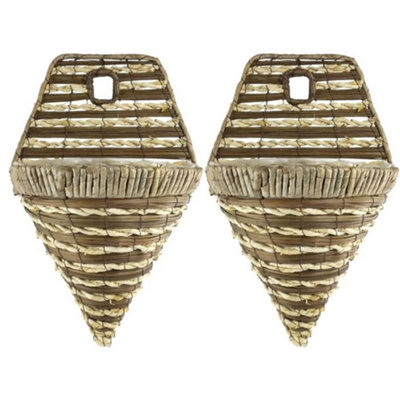 Emma Cone 12" Wall Basket 2 Pack