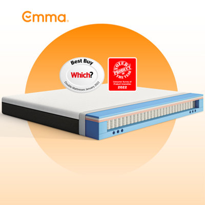 Emma Premium Hybrid Roll Packed Small Double Size Mattress