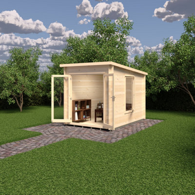 Emneth 10x7 19mm Summer House Log Cabin