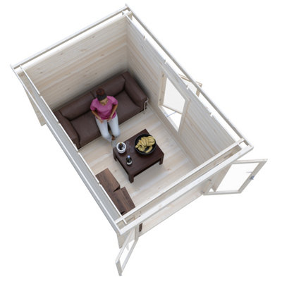 Emneth 10x7 19mm Summer House Log Cabin