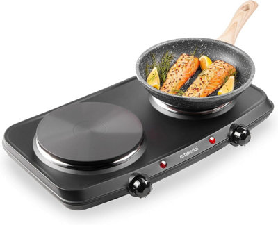 Emperial Double Hotplate, 2250W Portable Electric Hob with Dual ...