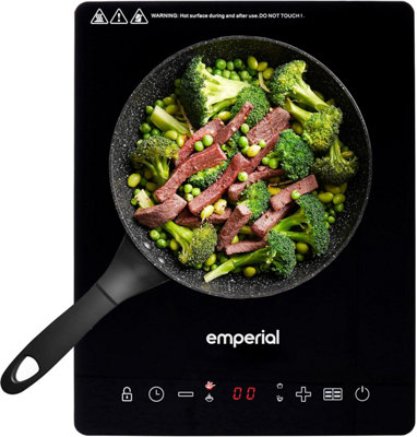Emperial Single Induction Hob, 2000W Portable Induction Cooker with ...