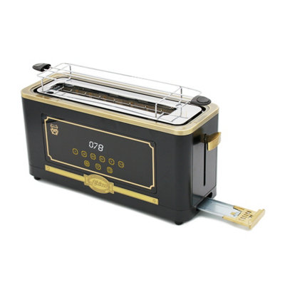 Empire Espresso Coffee Machine & Toaster Bundle (Black)