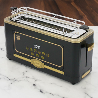 Empire Espresso Coffee Machine & Toaster Bundle (Black)
