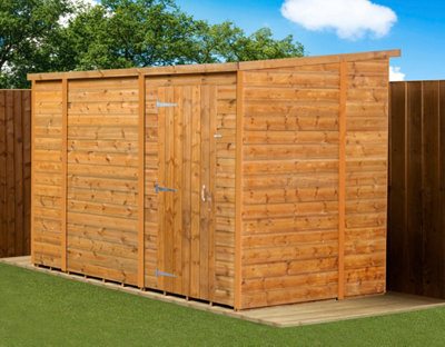 Empire Modular Pent 10x6 Single Door No Windows