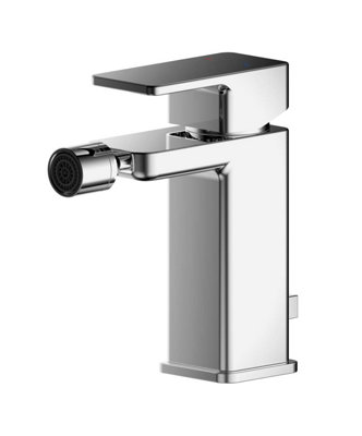 Empire Square Mono Bidet Mixer Tap With Pop Up Waste - Chrome ...