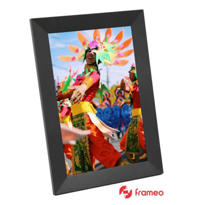 EMtronics 10" inch Frameo Touchscreen Digital Picture Photo Frame with ...