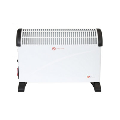 EMtronics 2KW Convector Heater Radiator with Adjustable Thermostat and ...