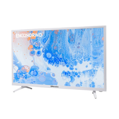 EMtronics 32" Inch HD Ready LED TV with Built-in DVD Player 2x HDMI ...