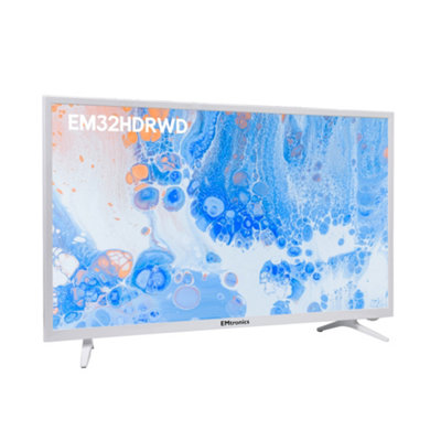 EMtronics 32" Inch HD Ready LED TV with Built-in DVD Player 2x HDMI ...