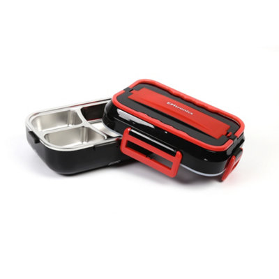 EMtronics Electric Lunch Box, 1.5 Litre Heating Lunch Box - Red