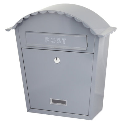 EMtronics Wall Mountable Post Box Stainless Steel, Weather Resistant ...