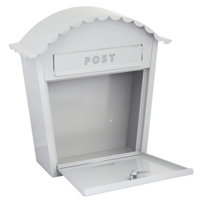 EMtronics Wall Mountable Post Box Stainless Steel, Weather Resistant ...