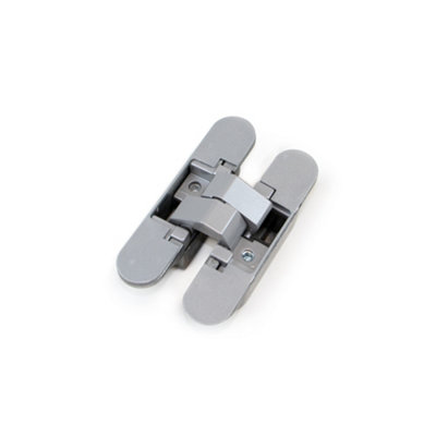 Emuca Lot of 2 concealed hinges for wicket doors, 60kg load, 180 degree ...