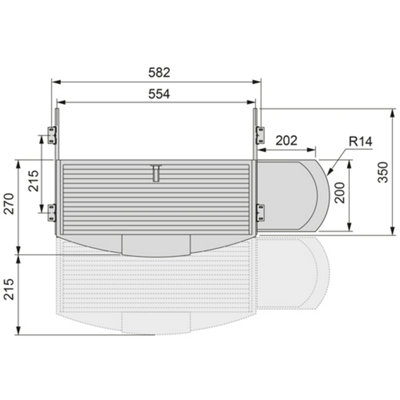 Emuca Mickey2 Desk Keyboard holders, Steel and Plastic, Grey Plastic