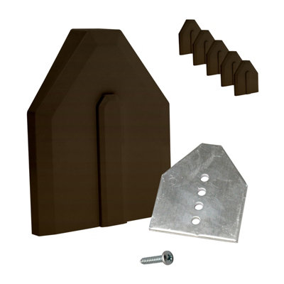 End-Fix End Cap Replacement Kit (5 Pack) - Brown | DIY at B&Q