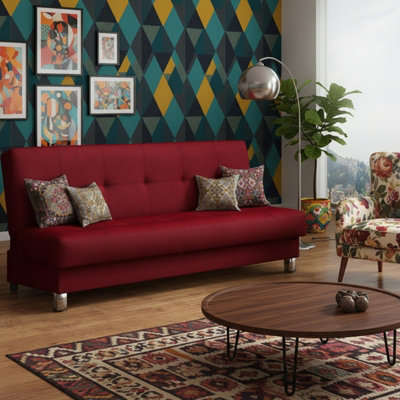 ENDURO XI living room sofa bed with click clack sleeping function ...