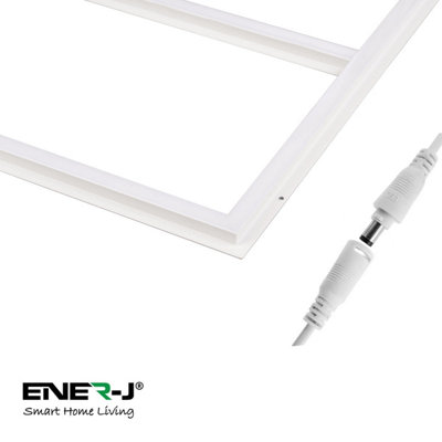 ENER-J Checks Borderline Design LED Ceiling Panel 60x60cms 6000K (Pack ...