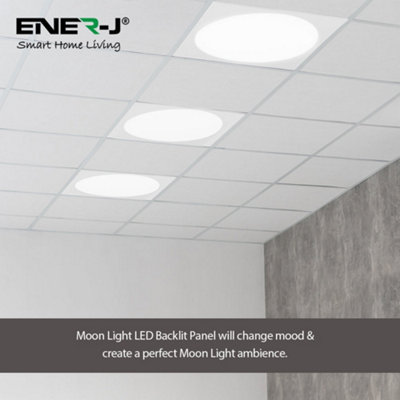 ENER-J Moon Light LED Backlit Panel Light, 60x60cms, 3400 lumens, 3 ...