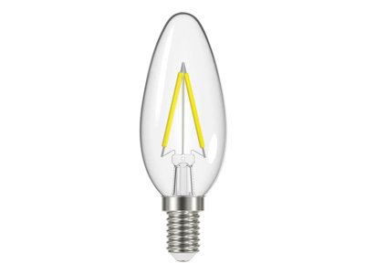 Energizer Dimmable LED Candle Bulb SES E14 - Warm White 450 Lumen 4.5W ...