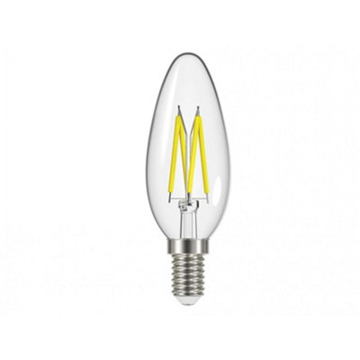 Energizer Led Candle Filament Non-dimmable Bulb Multi Colour (SES (E14 ...