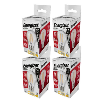 Energizer LED ES (E27) GLS Filament Dimmable Bulb, Warm White 806 lm 7 ...