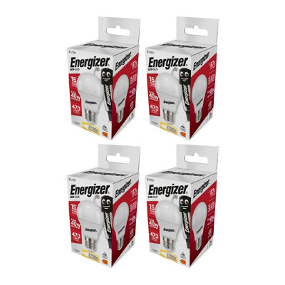 Energizer LED ES (E27) Opal GLS Non-Dimmable Bulb, Warm White 470 lm 5 ...