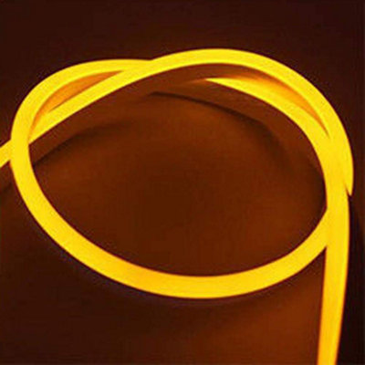 ENERJ LED Neon Light Strip Kit 3M Day Light (3000K) with UK Plug Power ...