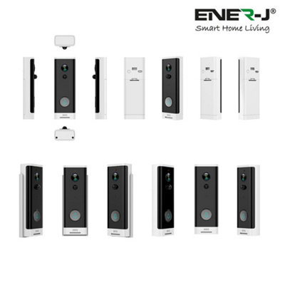 ENERJ Smart Wireless Doorbell with Full HD Camera & Two-Way Audio