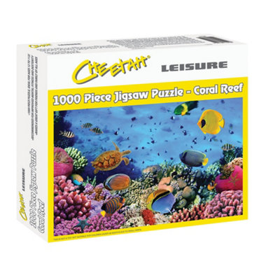 Engaging 1000 Piece Coral Reef Jigsaw Puzzle for All Ages