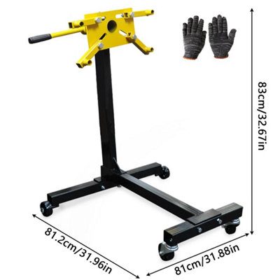 Engine Gearbox Support Stand 1000 lbs 450kg Heavy Duty Swivel Transmission