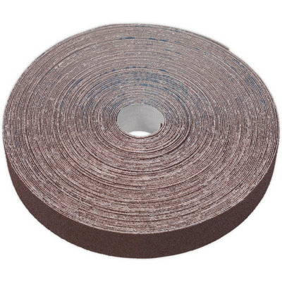 Engineers Brown Emery Roll - 25mm x 50m - Rust Removal & Polishing - 80 ...