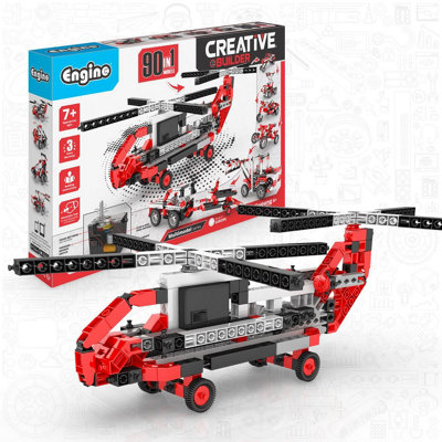Engino - Creative Builder 90 Models Motorized Set - Multi Model Set