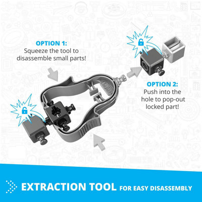 ENGINO - INVENTOR MECHANICS "acrobatic plane" with 5 bonus models