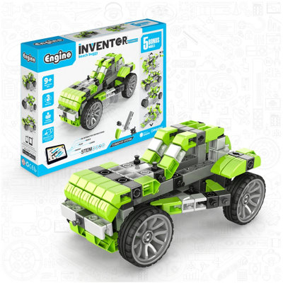 Engino Inventor Mechanics Beach Buggy Construction Kit - 5 Bonus Models